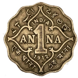 1912 One Anna India Excellent Condition - Etsy
