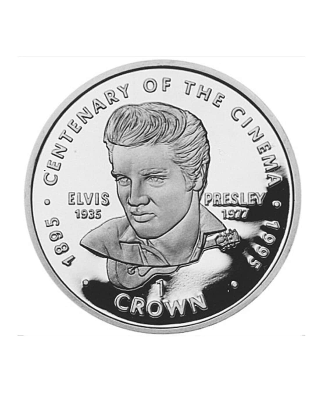 1996 One Crown Centenary of the Cinema ELVIS PRESLEY - Gibraltar One ...