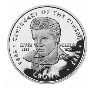1996 One Crown Centenary of the Cinema ELVIS PRESLEY - Gibraltar One ...