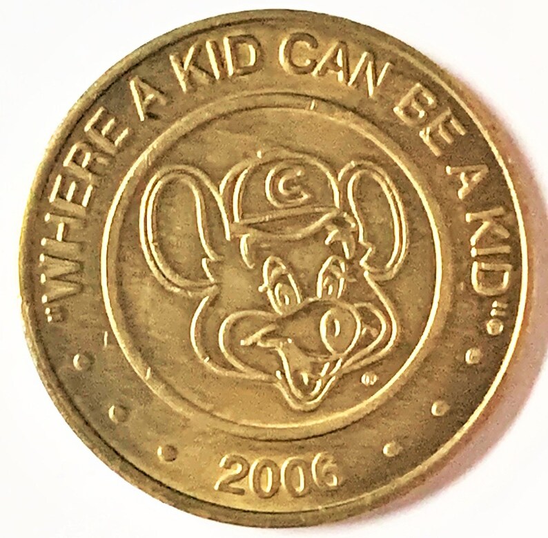 Chuck E. Cheese Tokens Retro Coin 1995 to 2OO8 Select - Etsy