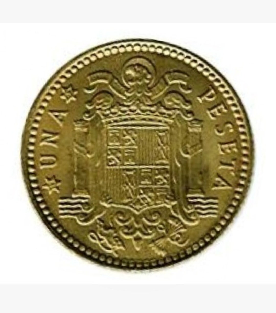 1966 1 Peseta Francisco Franco Spain Choose Star production Year - Etsy