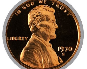 1970 S Lincoln Cent, Collectible Coin, Memorable Date Penny - Etsy