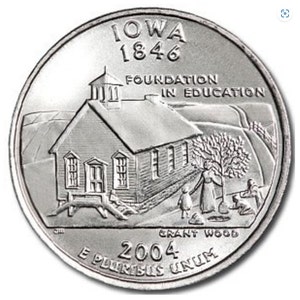2004 Iowa State Quarter - Choose Mint (P or D) & Grade (vf / XF / BU ...