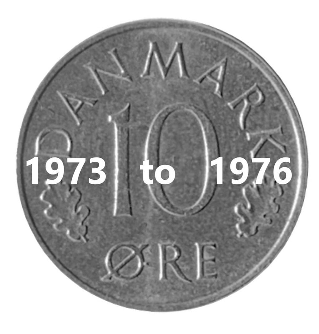 Denmark 10 Ore 1973 to 1976 Choose Years / Quantity - Etsy