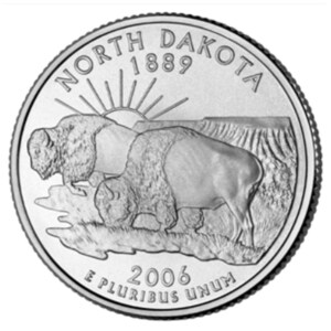 2OO6 North Dakota State Quarter - Choose Mint (P or D) - Grade: Extra ...