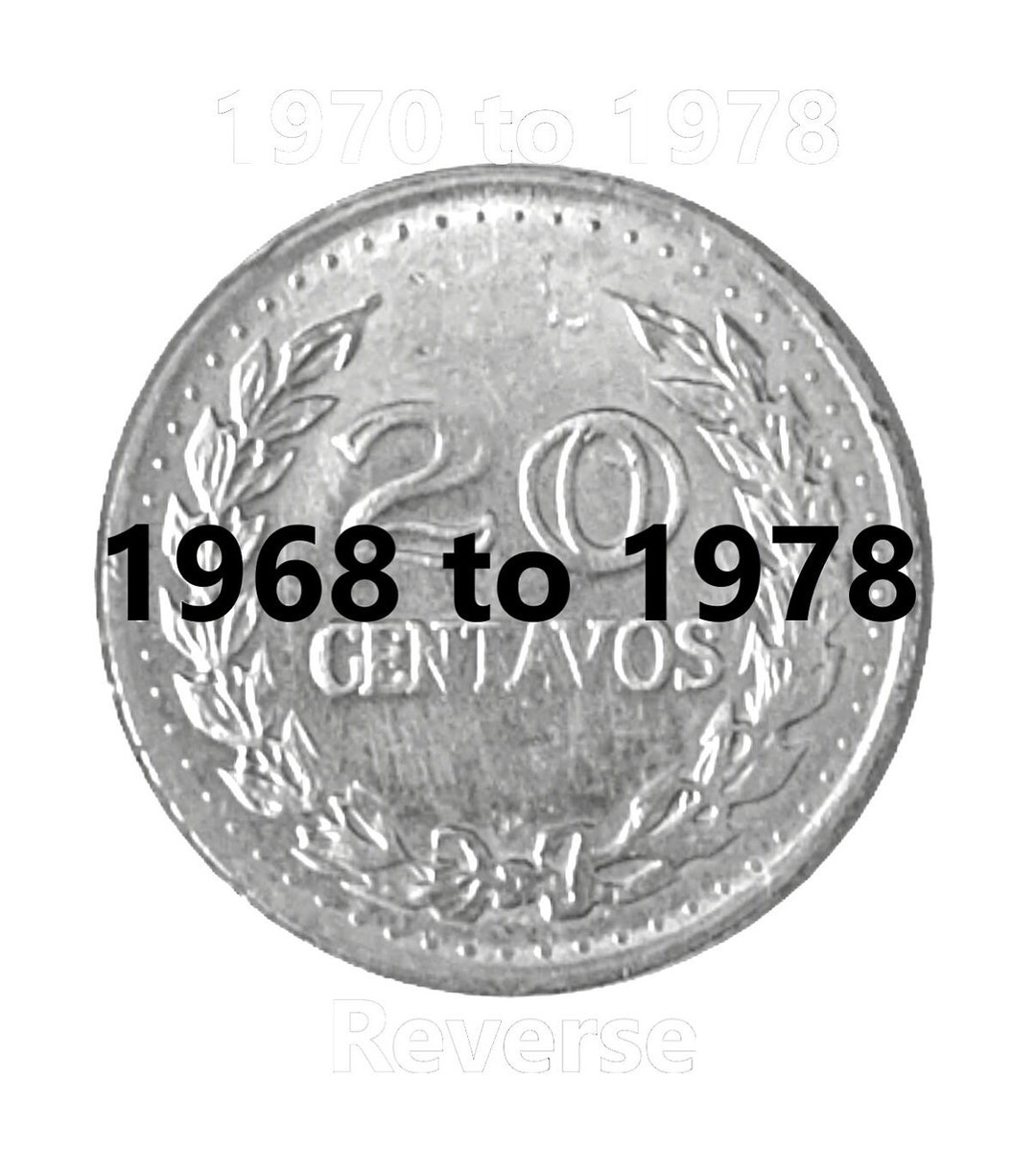 1968 to 1978 20 Centavos - Colombia - Choose Year and Quantity - Etsy