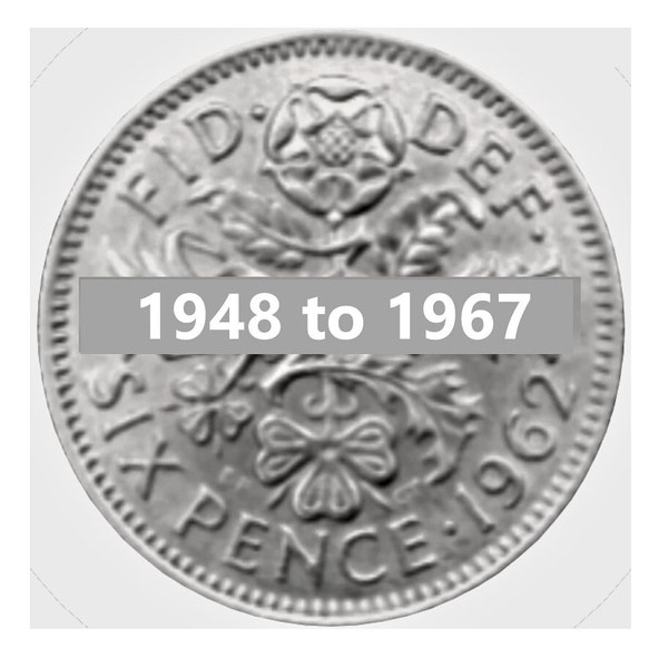 Six Pence Coin - Etsy