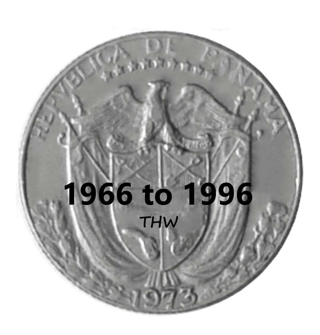 VN Decimo - One-tenth Balboa - Panama - 1966 to 1996 - Select Year and ...