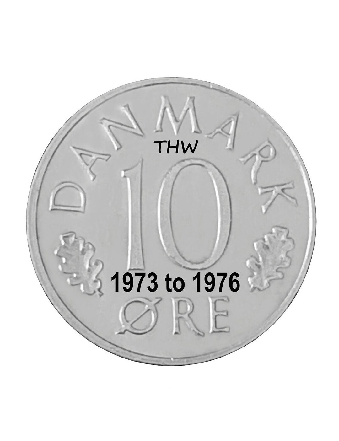 Denmark 10 Ore - 1973 to 1976 - Choose Year(s) / Quantity - Etsy