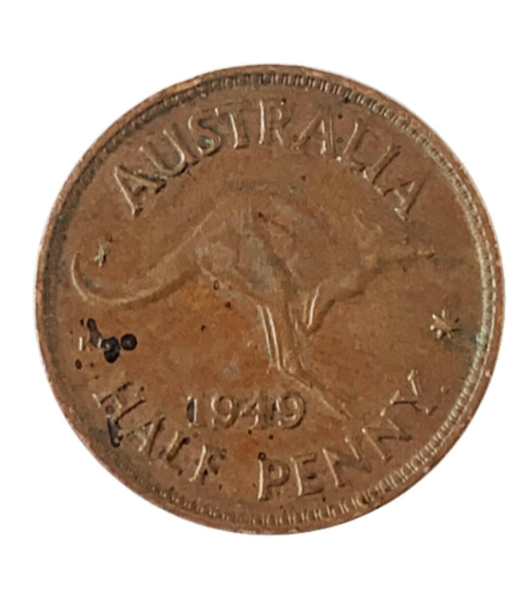 1949 Australia Half Penny Fine Condition - Etsy