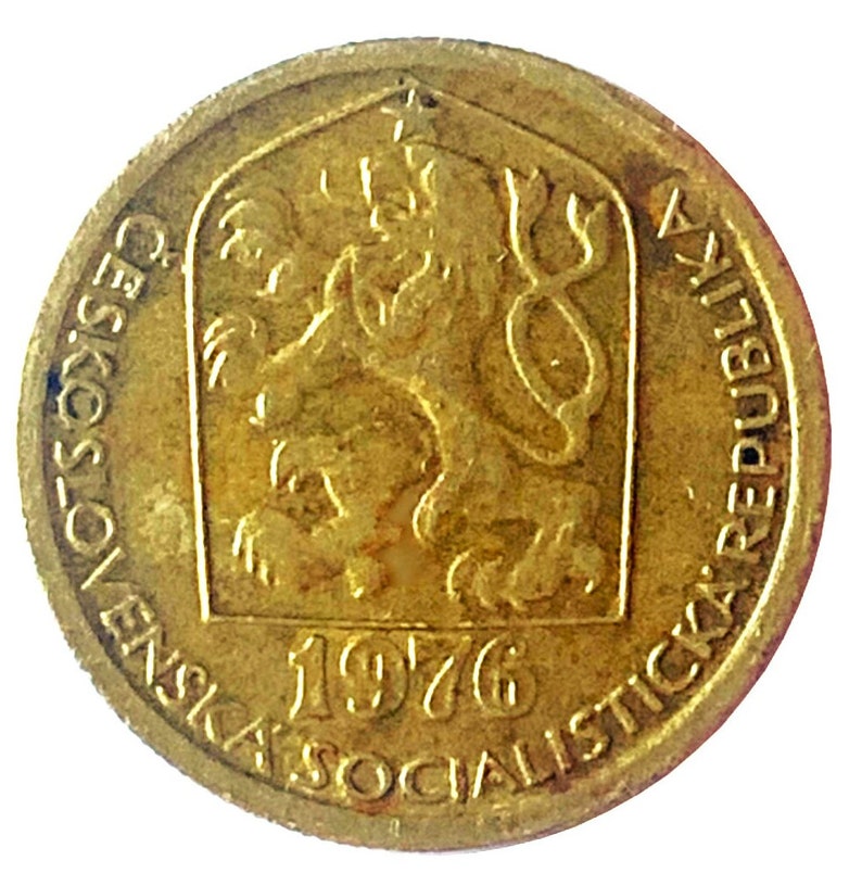1976 20 Haleru Czechoslovakia - Etsy