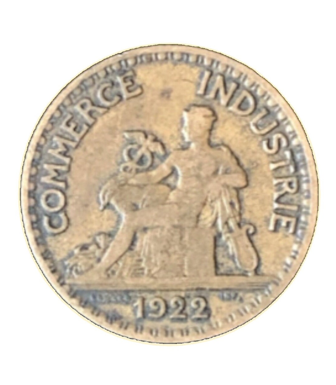 1922 50 Centimes - Mercury God of Abundance and Commercial Success ...