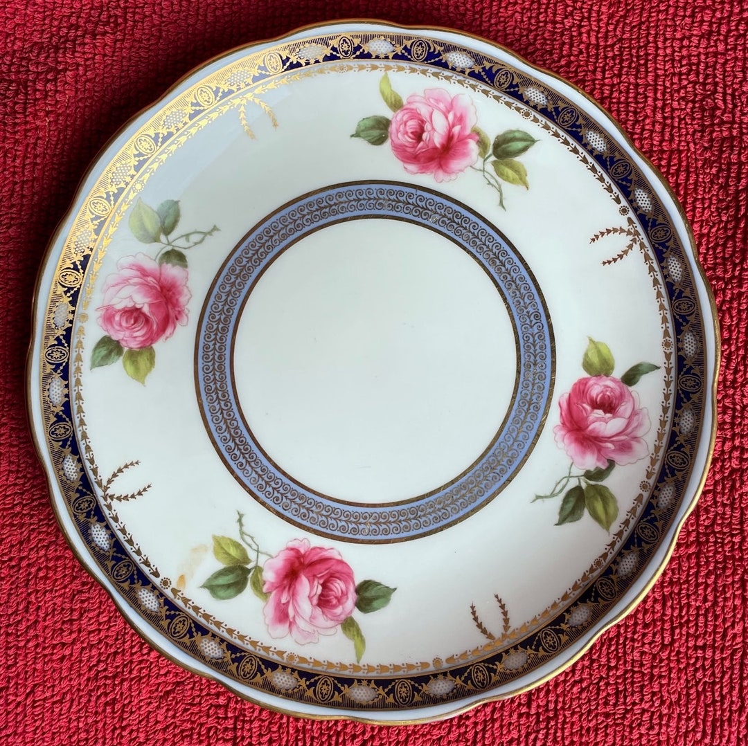Antique 1930s Cauldon Plate, Hand-painted - Etsy