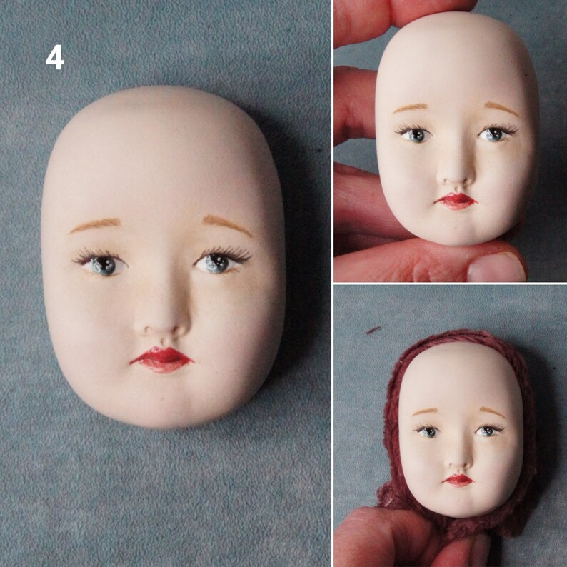 Doll Faces for Making a Teddy Doll, Parts of Doll, Face for Dolls ...