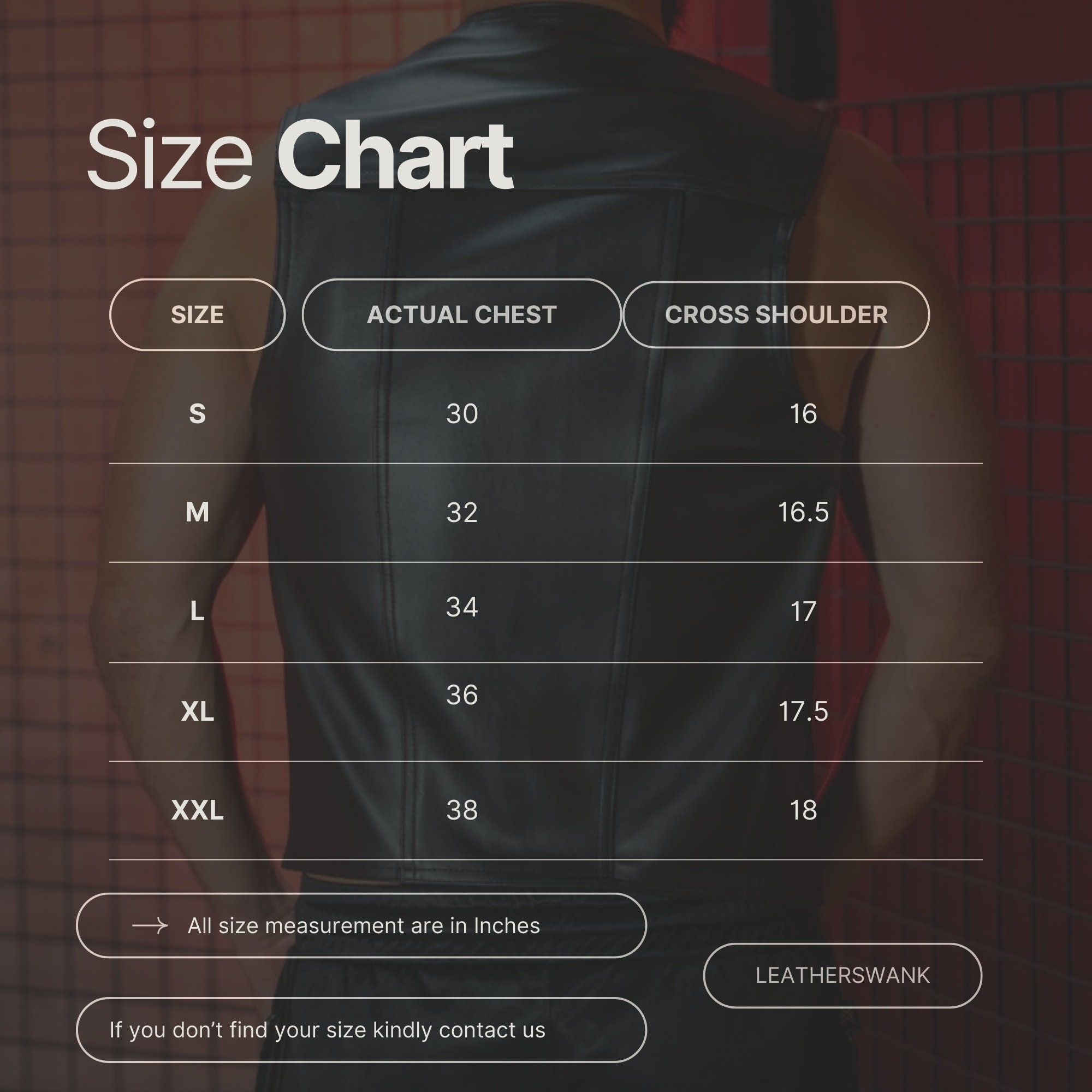 Genuine Leather Vest, Genuine Leather Club Vest, Men's Real Leather ...