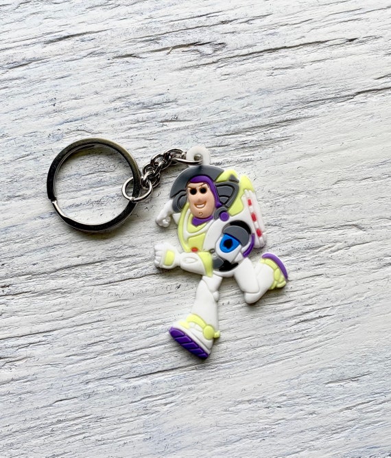 Buzz Lightyear Keychain PVC Toy Story Backpack Charm - Etsy