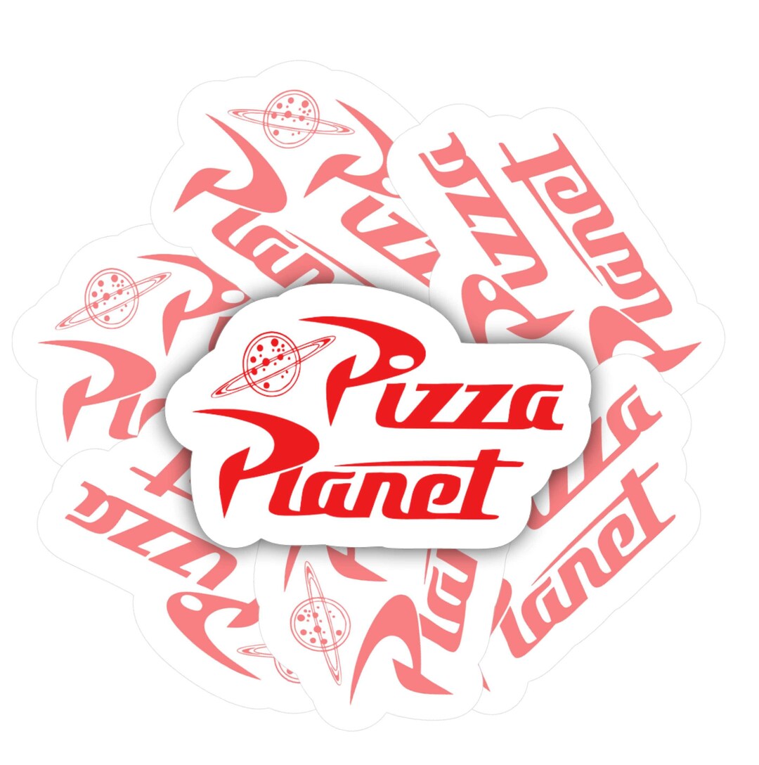 Pizza Planet Toy Story Vinyl Sticker Water Bottle, Car, Laptop ...