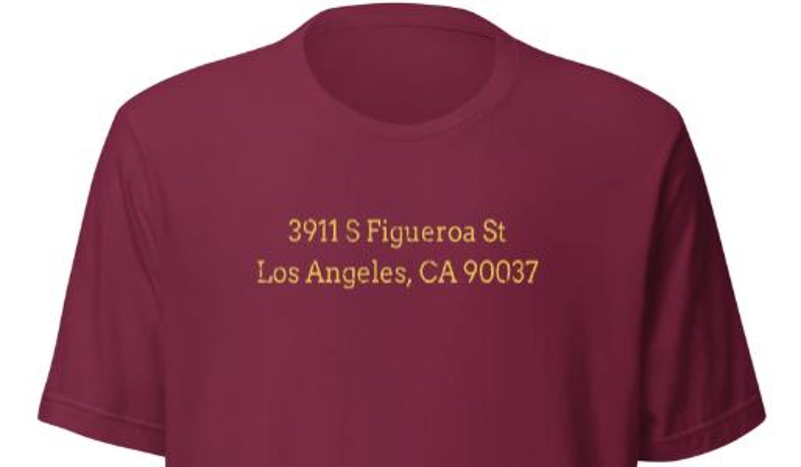 Vintage Los Angeles Memorial Stadium Address T-shirt Southern ...
