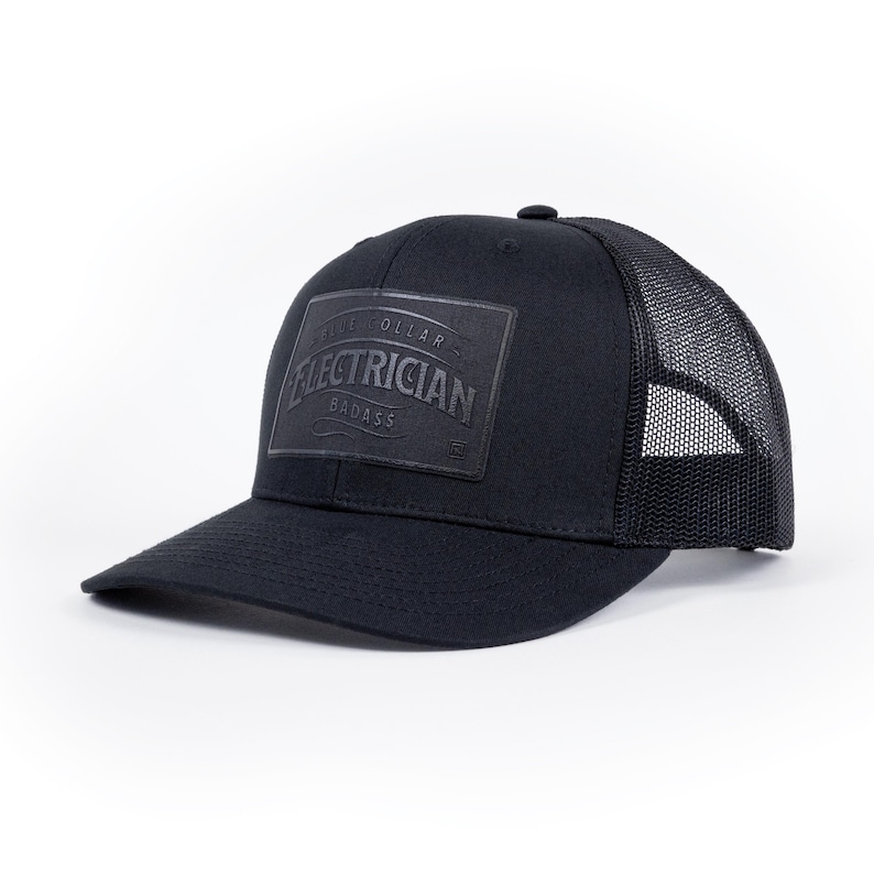 Electrician Blue Collar Trade Hat - Etsy