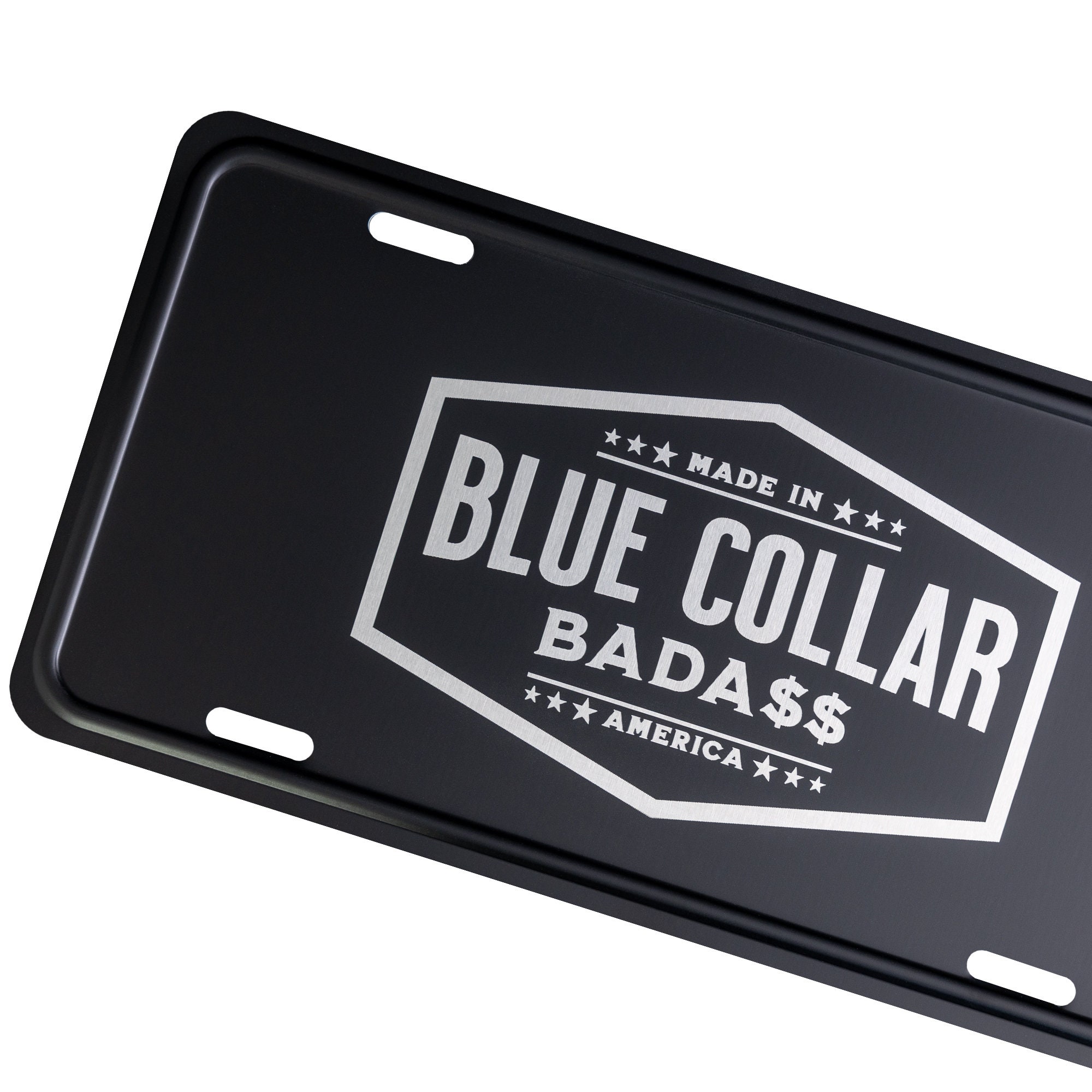 Blue Collar License Plate, Frame and Key Tag Combo - Etsy