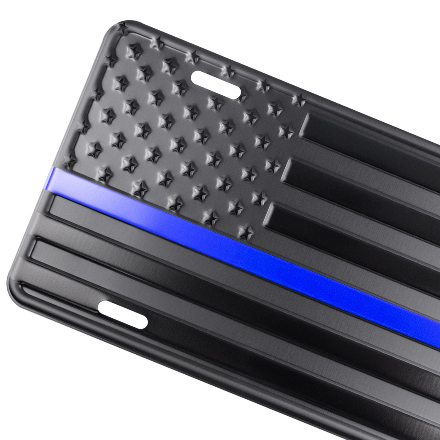 American Flag Thin Blue Line, Thin Red Line or Thin Green Line License ...