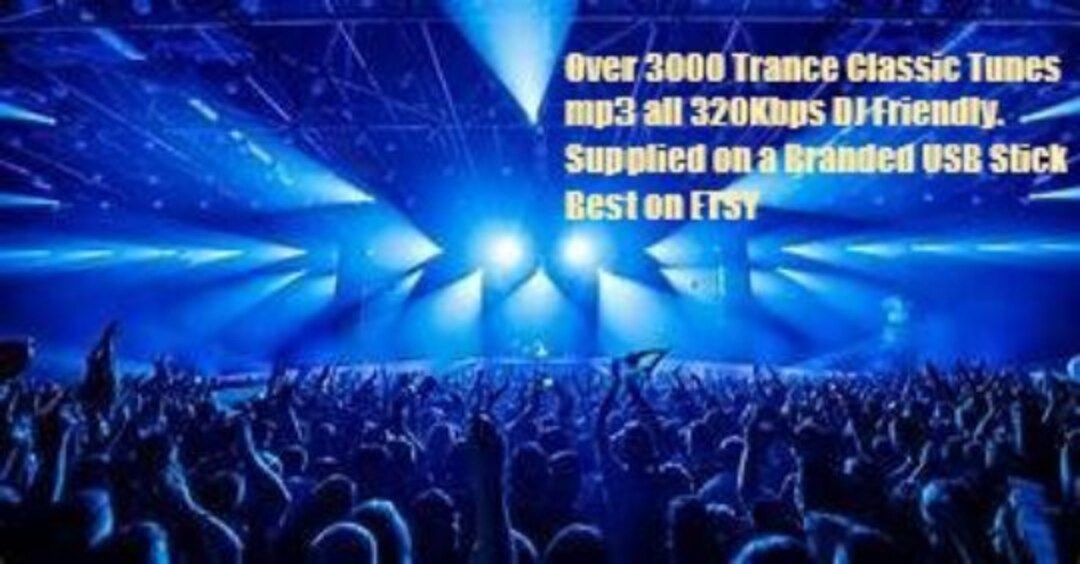 USB Trance Classics MP3 Tunes 320kbps DJ Friendly Over 3000 Quality ...