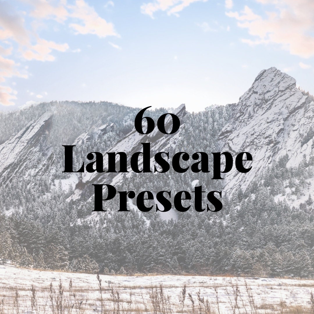 60 Landscape Presets for Lrc - Etsy
