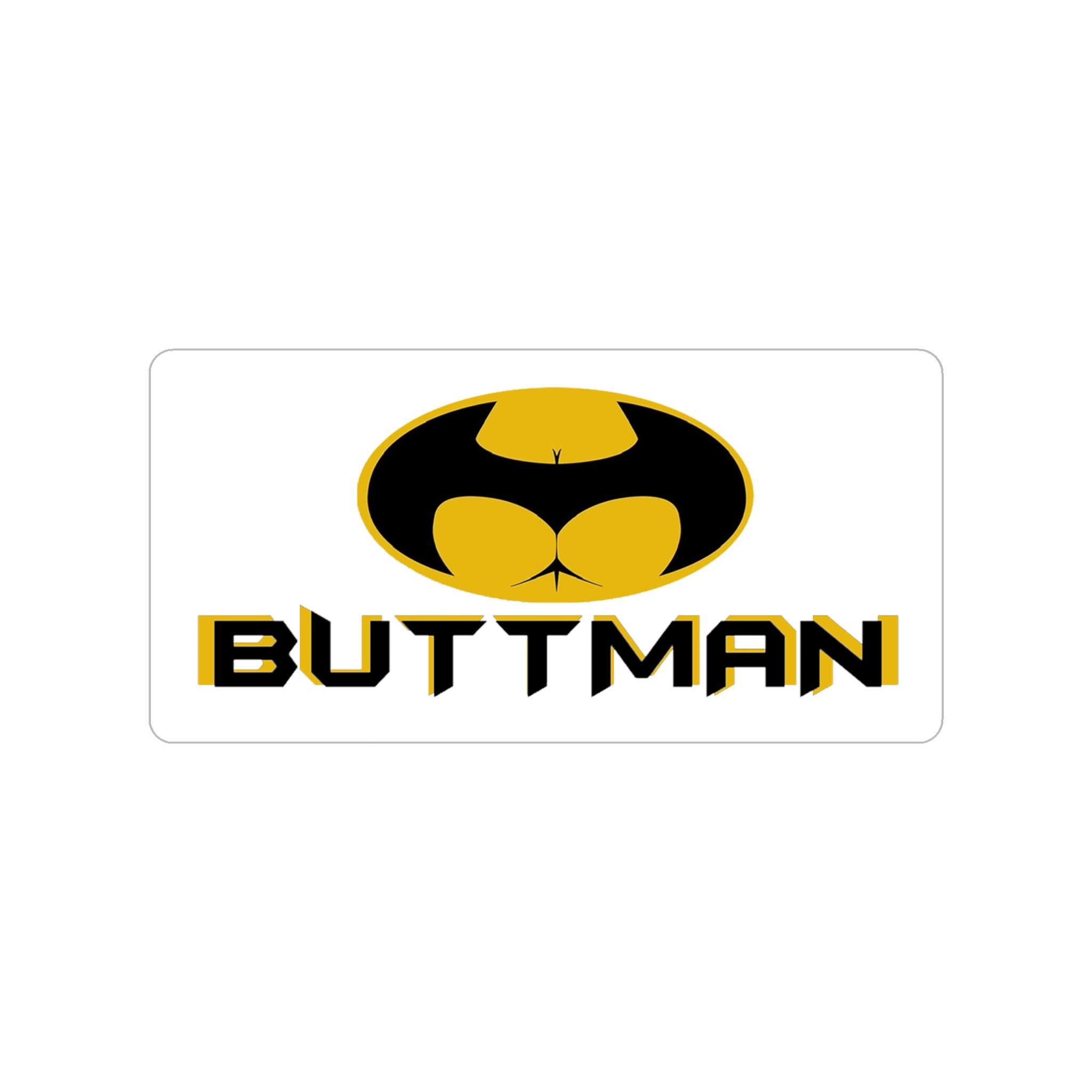 BUTTMAN Batman Parody Bumper Sticker Transparent Outdoor Stickers, Die-cut, 1pcs - Etsy