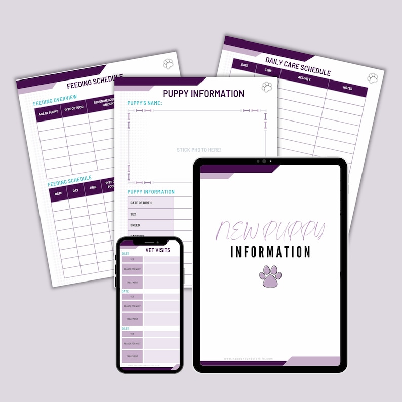 The Ultimate New Puppy Pack, Puppy Training Planner Bundle, Everything ...