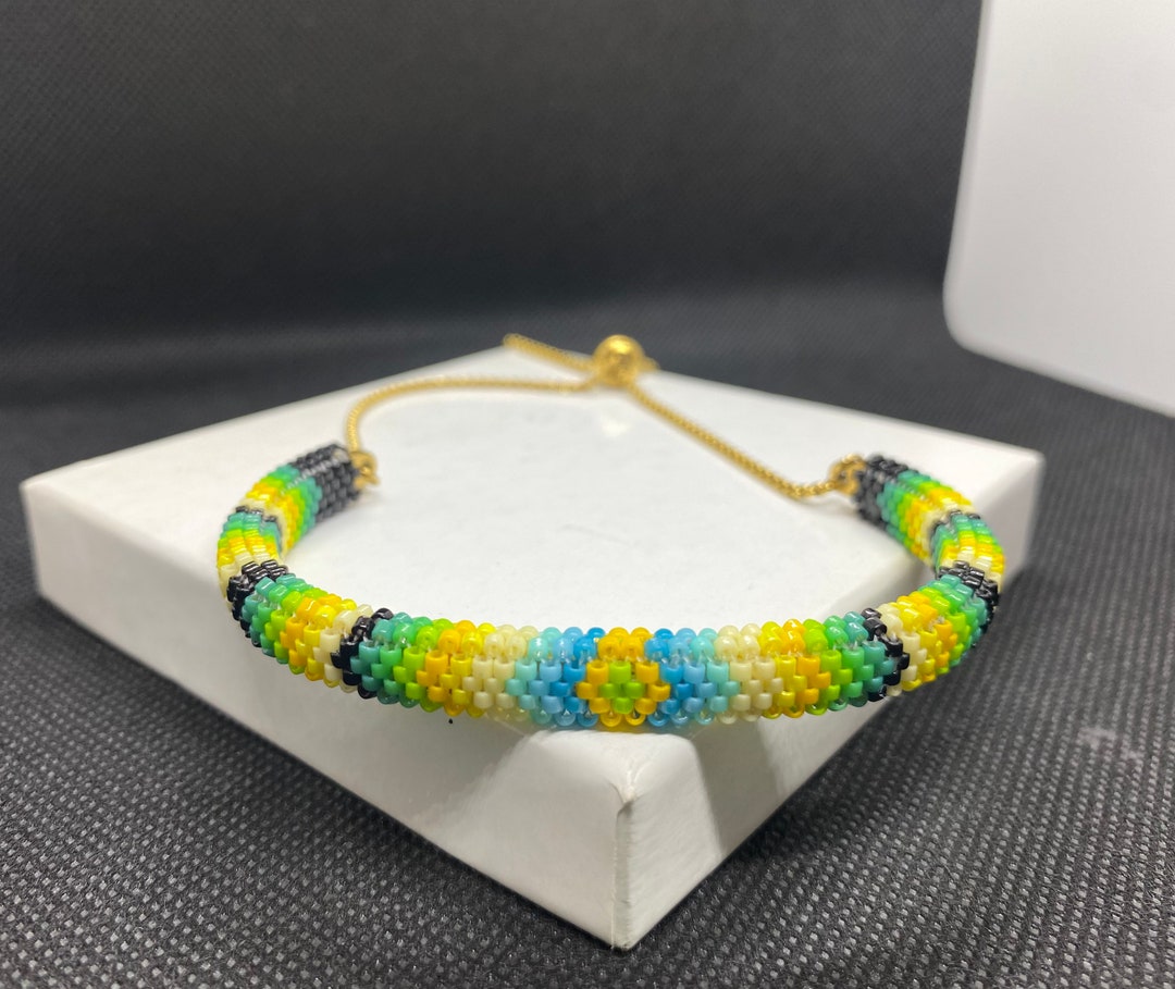 Native Beaded Bracelet - Etsy