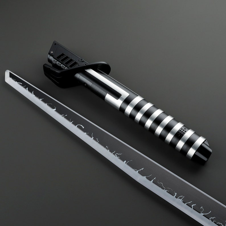 The Mandalorian Darksaber Star Wars RGB Blade Lightsaber - Etsy