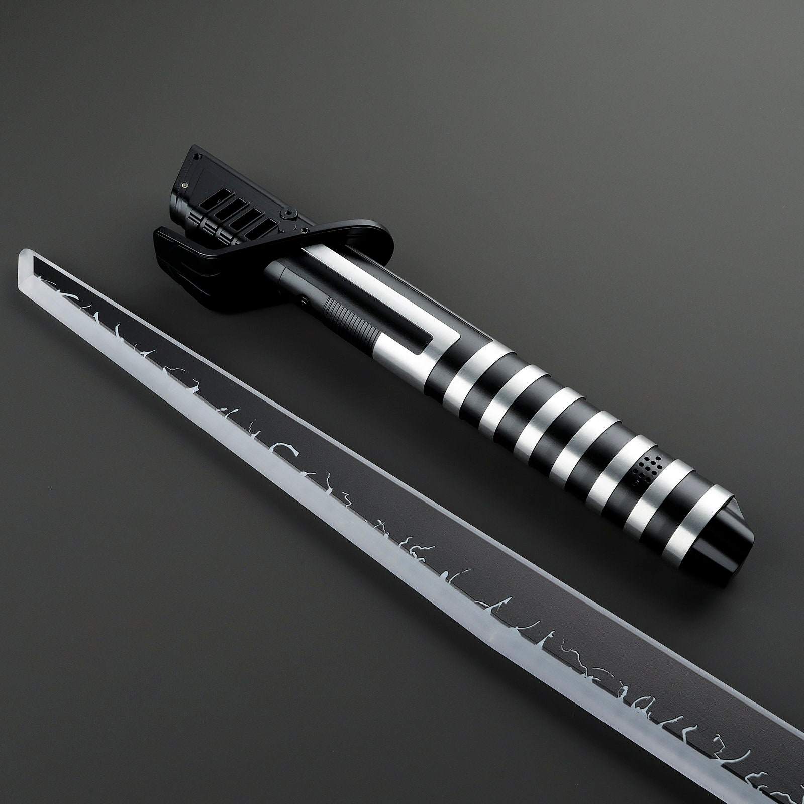 The Mandalorian Darksaber Star Wars RGB Blade Lightsaber - Etsy