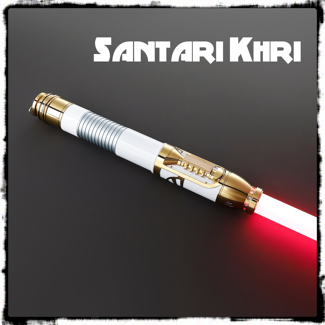 Santari Khri Lightsaber With Blade RGBX3, Xenopixel V3, Proffie 2.2 ...
