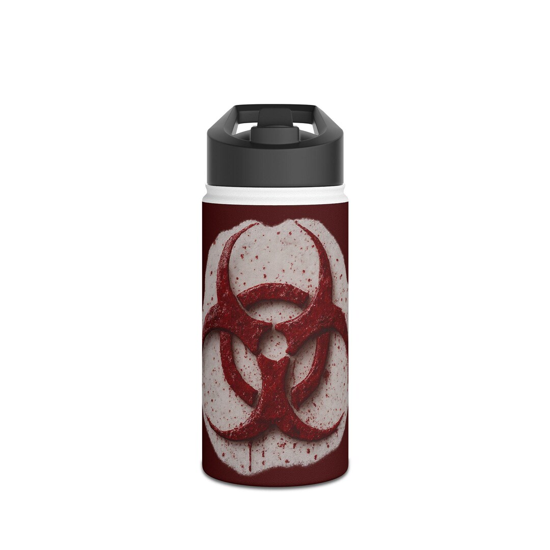 Biohazard Blood Drip, Stainless Steel Survival Bottle - Etsy