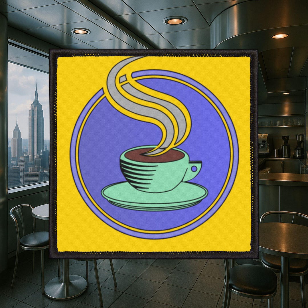 Coffee Lover's Iron-on Patches, Custom Embroidered Patches, Jacket ...