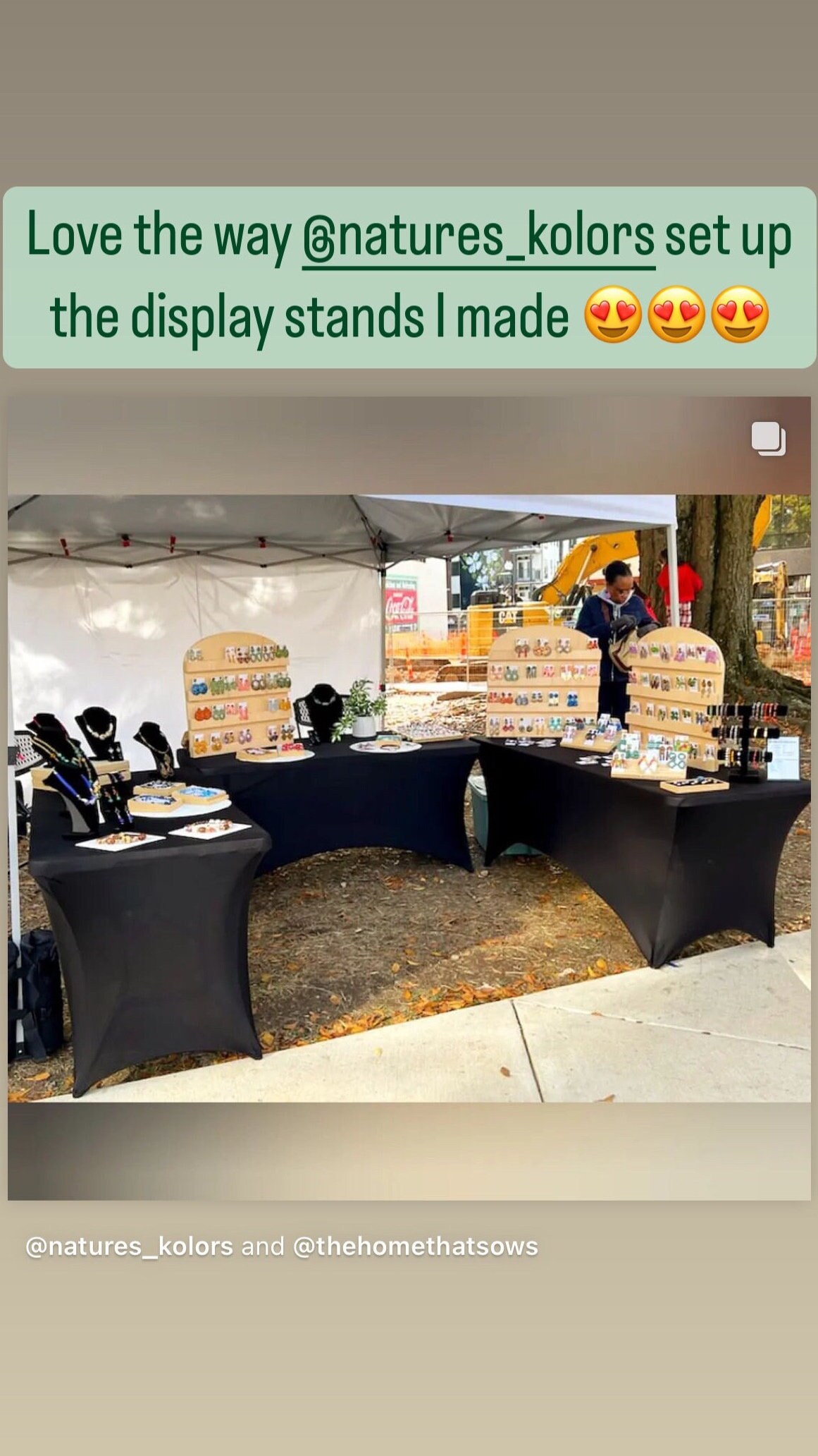 Table Display Stand | Market Display | Vendor Display | Pop up Display ...