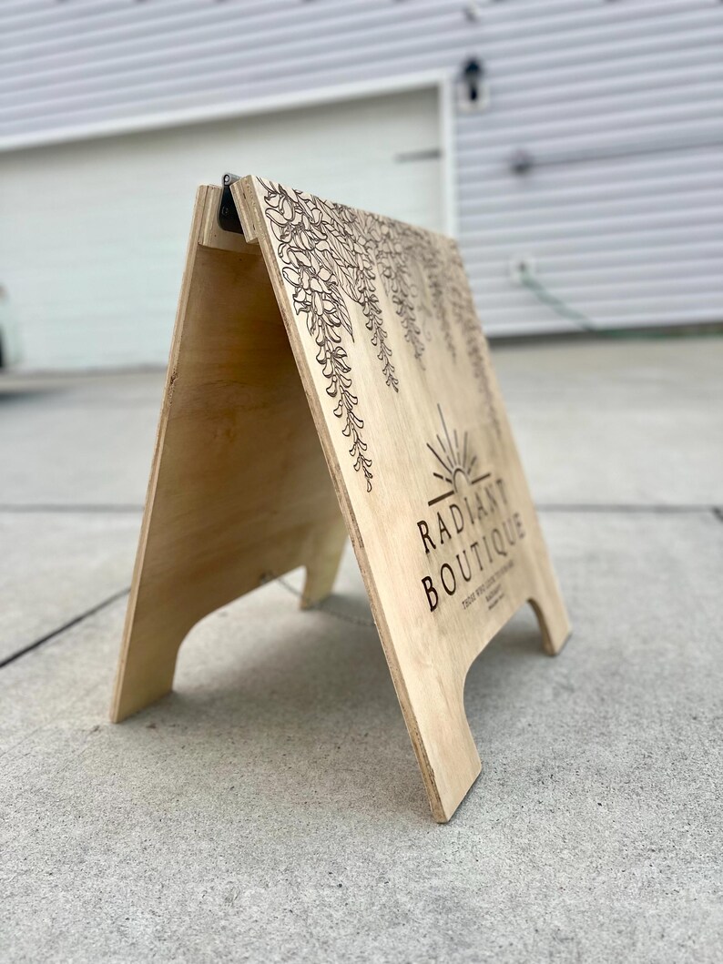 Sidewalk Stand | Welcome Sign | Pop-up Display Stand | A-frame Sign ...
