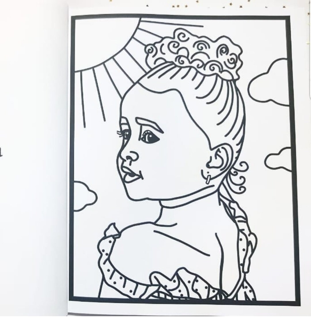 Personalised Colouring Book Page - Etsy
