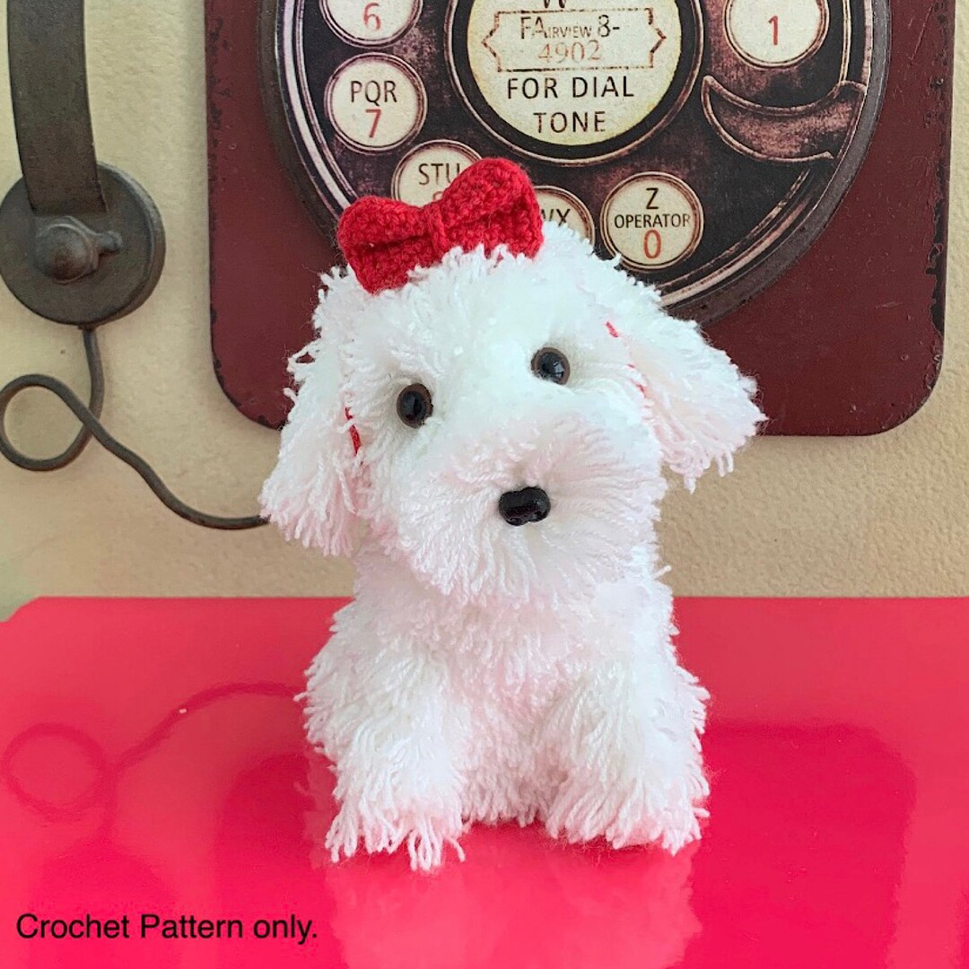 Snowie, the Maltese, Amigurumi Maltese Pattern, Maltese Crochet Pattern ...