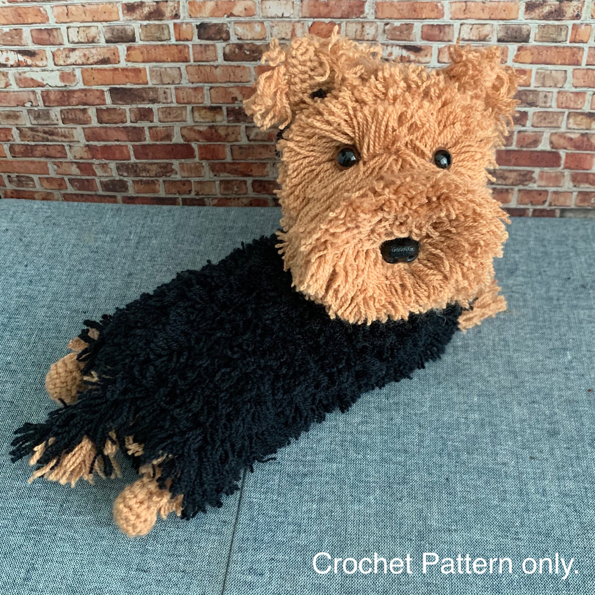 Yorkshire Terrier Amigurumi Crochet Pattern, Yorkie Dog Crochet, PDF ...