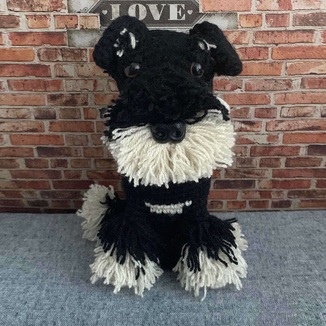 Schnauzer Dog Amigurumi Crochet Pattern PDF File Format - Etsy