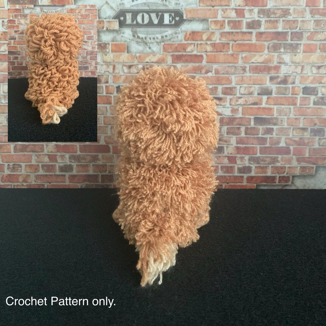 Pomeranian Dog Amigurumi Crochet Pattern, Sitting, PDF File Format - Etsy