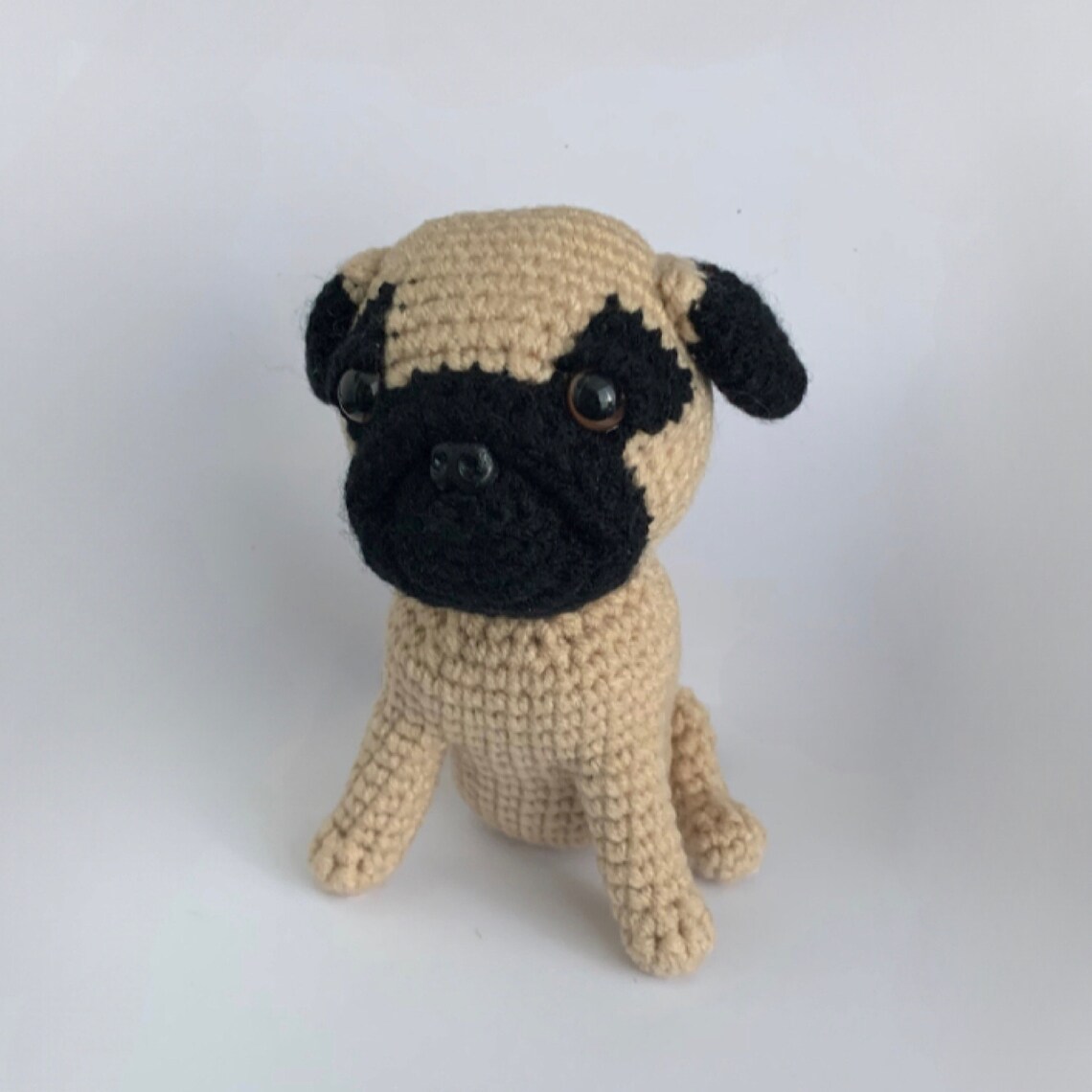 Pug Dog Amigurumi Crochet Pattern, PDF File Format (english) - Etsy