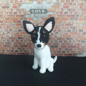 Toy Fox Terrier Dog Amigurumi Crochet Pattern, PDF File Format (english ...