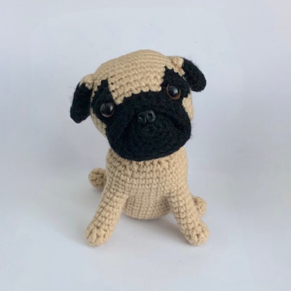 Crochet Pug Pattern - Etsy