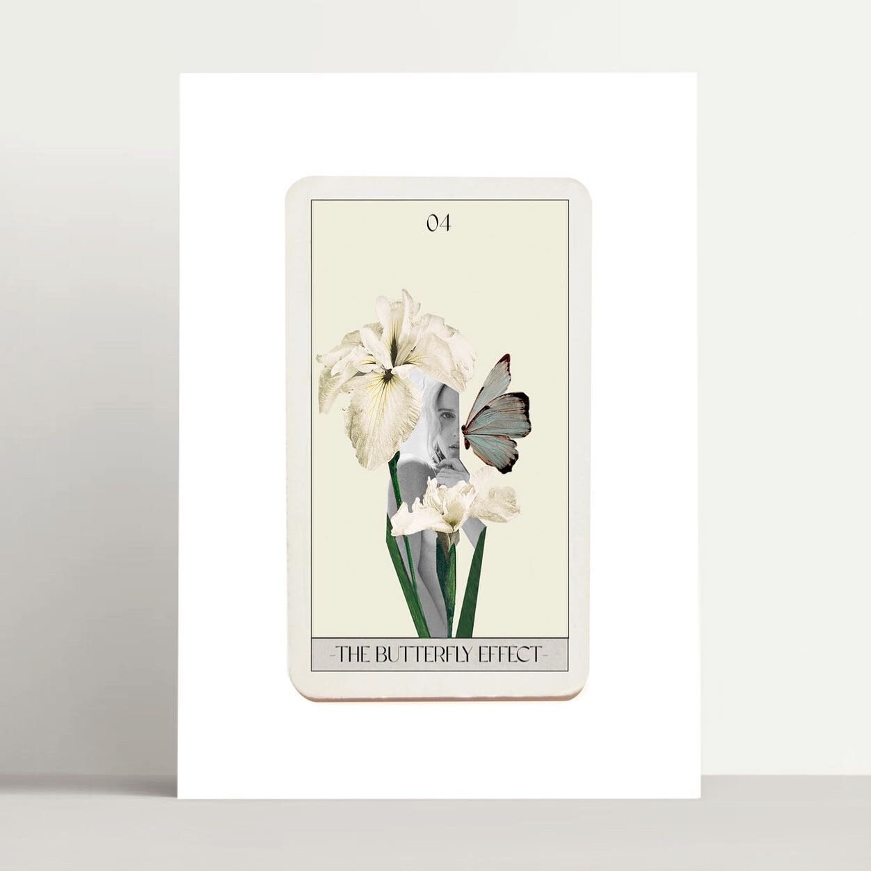 Art Deco Tarot Card, the Butterfly Effect Vintage Tarot Card, Feminine ...