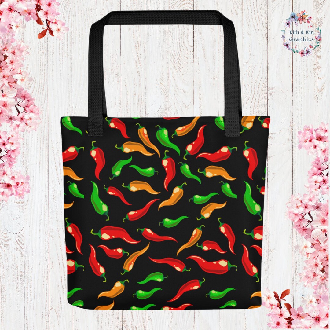 Cottage Core Tote Bag Garden Aesthetic Botanical Illustration Reusable ...