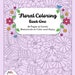 Floral Coloring Book One - 30 Pages - Coloring Pages, Adult Coloring ...