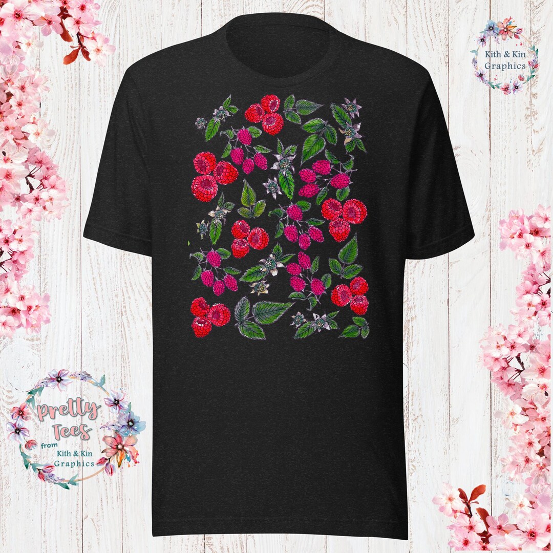 Raspberry Cottage Core Pretty Tee Raspberry Clothes Raspberry Shirt ...