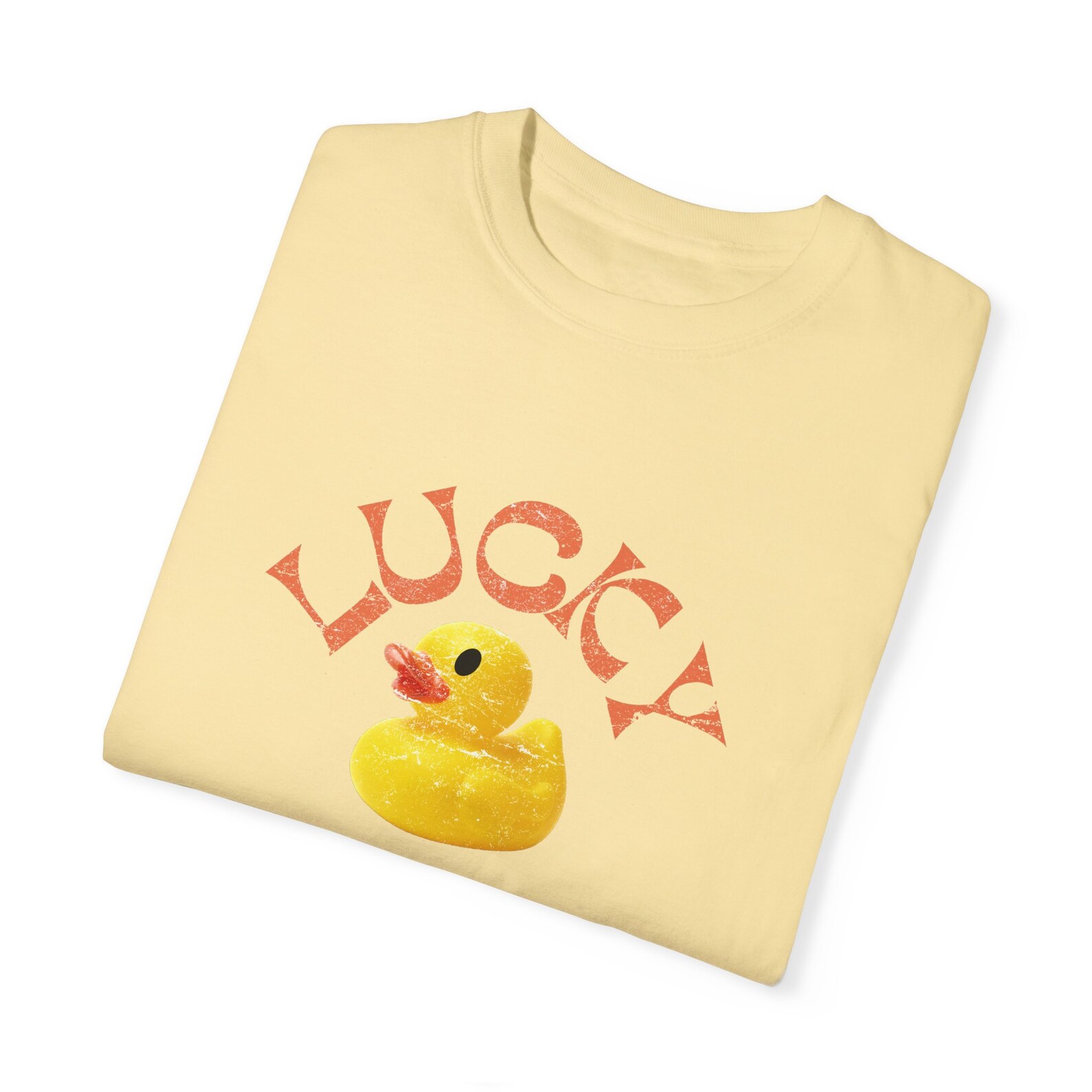 Lucky Ducky Shirt Rubber Duck Funny Meme Shirt Unisex Weirdcore Shirts ...